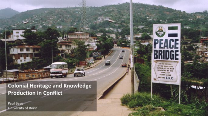 Colonial Heritage and Knowledge Production in Conflict - Postcolonial ...